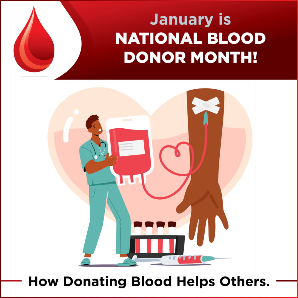 Did You Know that January is National Blood Donor Month? - Wagoner Hospital